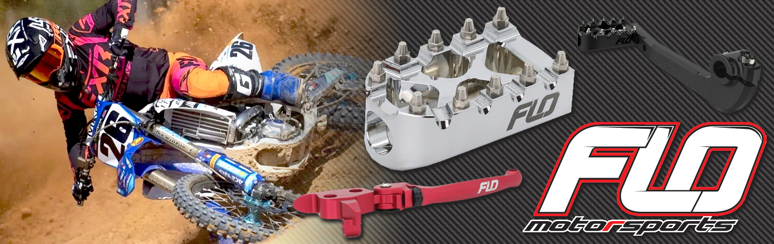 FLO MOTORSPORTS MXスタイルレバーセット/ブラック ショート 17-20年 ツーリング用 FLO MOTORSPORTS MX ...